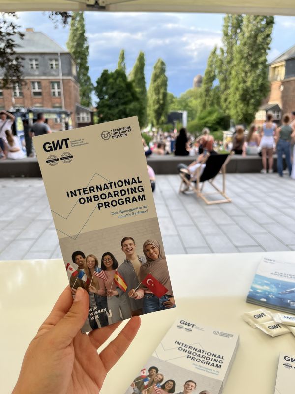 TUD-Campusfestival 2025: Bühne für das International Onboarding-Program ...